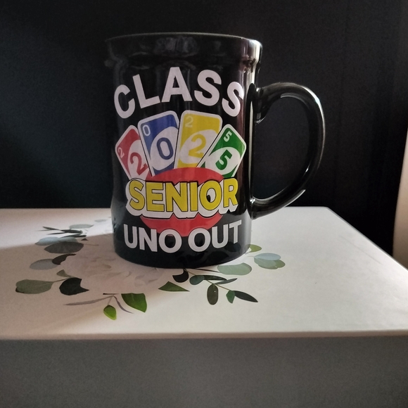 Dining | Hand Crafted Black Senior Class Uno Out Mug | Poshmark